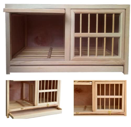 Bird Pigeon cage Training Solid Wood Nest Box Pairing Cage Pigeon Racing Homing Pigeon Nest Release Competition 60cm