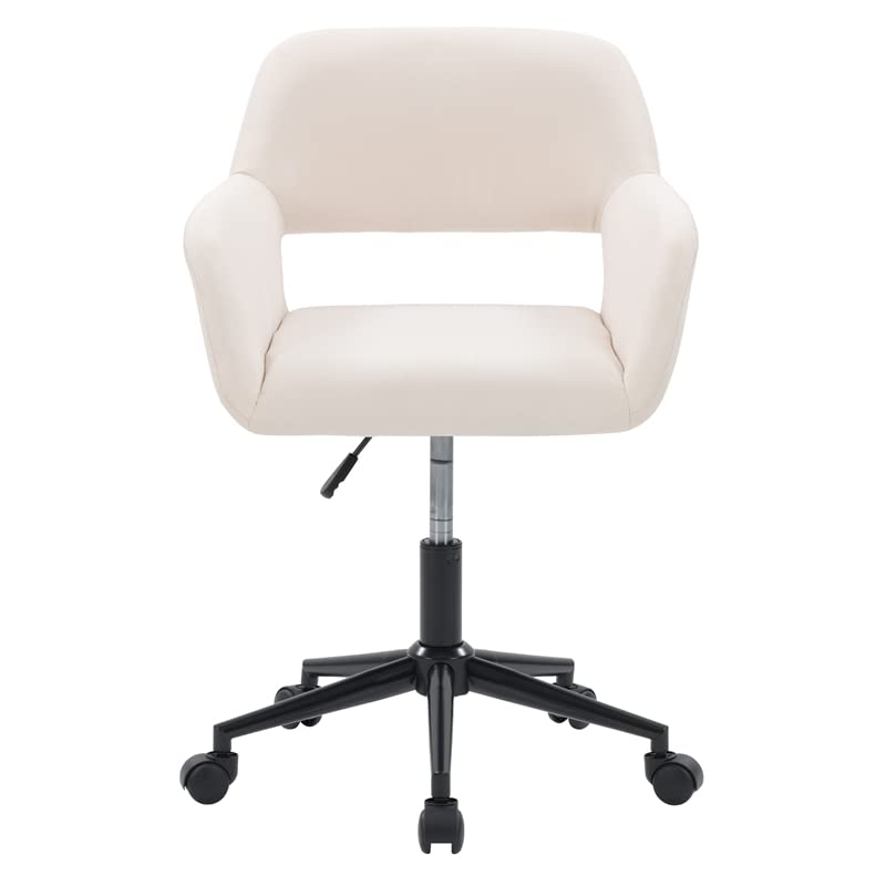 CorLiving Marlowe Fabric Upholstered Task Chair in Off White