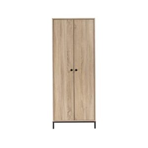 Sauder North Avenue Storage Cabinet, L: 23.47" x W: 15.55" x H: 60.04", Charter Oak Finish