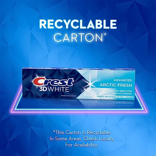 Crest 3D White Arctic Fresh Teeth Whitening Toothpaste, 2.7 oz