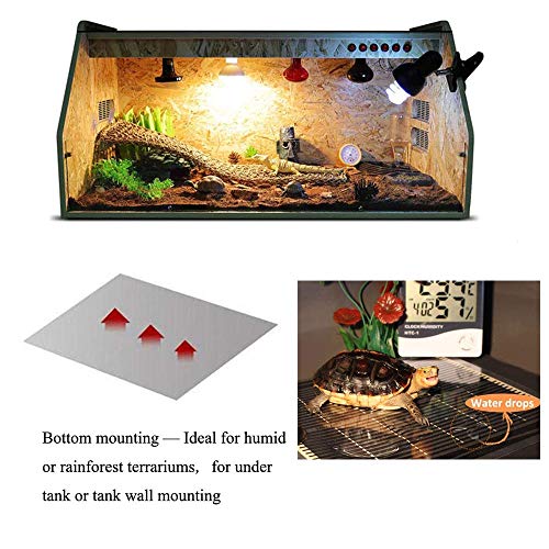 KABASI Reptile Heat Mats, 2nd-Gen 25W 16.5x8.7 inch Non-Adhesive Reptile Heating Pad with Temperature Adjustment, Waterproof Under Tank Terrarium Heating Mat for Tortoise Snakes