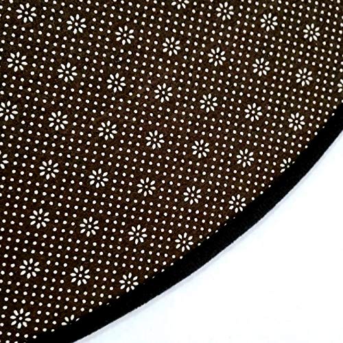 LHGBGBLN 3D Round Carpet Smiley face Pattern Area Carpet Anti-Slip mat Abstract Floor mat Computer Chair Cushion Home Decoration 120 cm (47 inches) in diameter