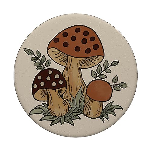 Mushrooms make me Merry (vintage) PopSockets Standard PopGrip