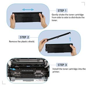 MxVol Compatible Toner Cartridge Replacement for HP 105A 105 W1105A High Yield 3,000 Pages use for HP MFP 137fnw 137fwg 135a 135ag 135fnw 135r 135w 135wg 107a 107r 107w Printer (Black, 1-Pack)