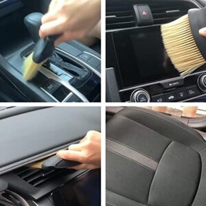 AWSL Car Detailing Brush Soft Flexible Long Hair Wide Handle Brushes Auto Interior or Exterior Detail Cleaning Dust Removal Brush