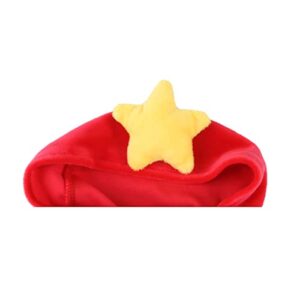 Christmas Pet Costume, Dog Cat Christmas Tree Costume Cat Christmas Hat Christmas Pet Costume Accessory for Christmas Decoration Pet Christmas Party Cosplay Supplies for Small Cats Dogs (Red)