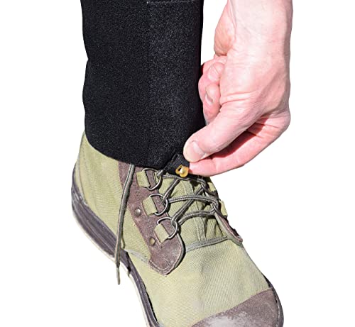 Mt. Sun Gear Fishing Boot Gravel Guard Keeps Dirt, Weeds, Rocks Out of Your Wading Boots. (2 Pairs)