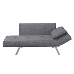 Serta Marin Convertible Sofa, Charcoal