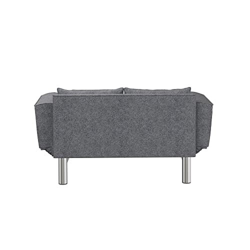 Serta Marin Convertible Sofa, Charcoal