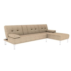 serta convertible sofa, sand