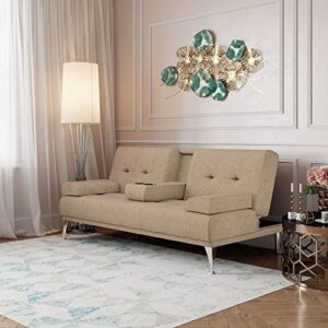 Serta Convertible Sofa, Sand