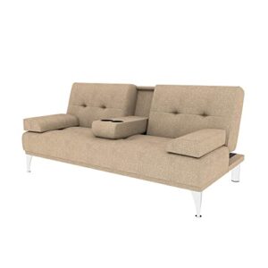 Serta Convertible Sofa, Sand