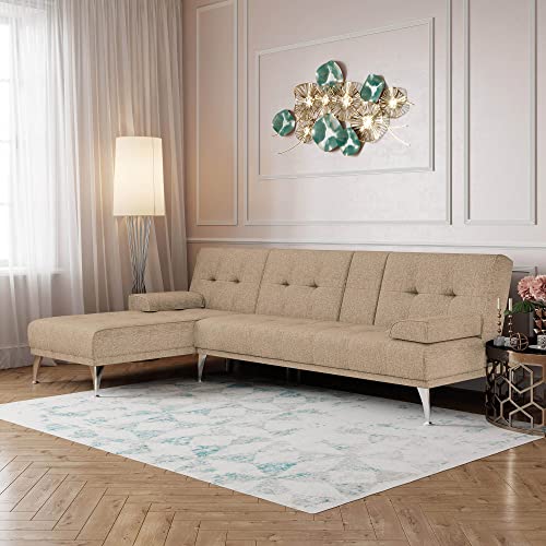 Serta Convertible Sofa, Sand