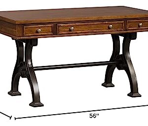 Liberty Furniture INDUSTRIES Arlington House Writing Desk, W56 x D30 x H31, Brown