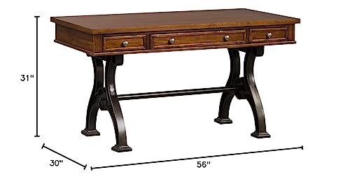 Liberty Furniture INDUSTRIES Arlington House Writing Desk, W56 x D30 x H31, Brown