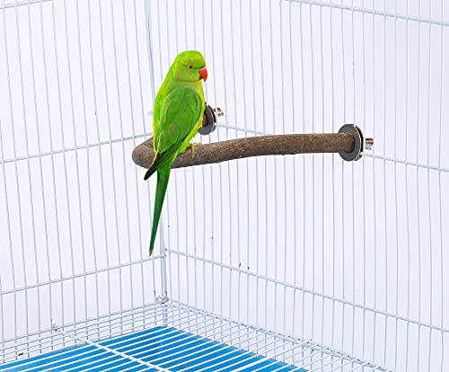 Mogoko Natural Bird Perches U-Shaped Grapevine Bird Cage Stands Parrot Cage Accessories for Parrots, Parakeets Cockatiels, Conures, Macaws, Love Birds, Finches