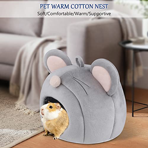 Guinea Pig Bed,Guinea Pig Hideout,Chinchilla,Hamsters,Hedgehog,Dwarf Rabbits,Small Animal Cozy House Bed Cage Accessories