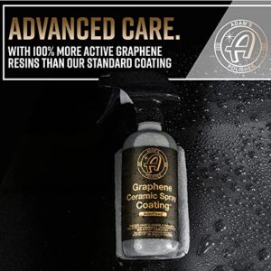 Adam's Polishes Advanced Graphene Ceramic Spray Coating (12oz) - 18+ Month Sprayable Graphene Oxide Ceramic Coating for Cars, Boats, RV's & Motorcycle | Adds Extreme Gloss, Depth, Shine & Protection