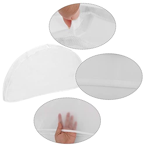 6PACK PEVA Garment Shoulder Covers for Clothes, Clear Protective Shoulder Cover, Breathable Hanging Garment Protectors Dust Covers for Suit, Coats, Jackets, Dress Closet Storage