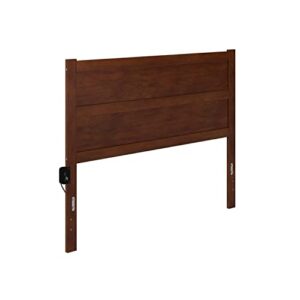 afi noho queen headboard in walnut