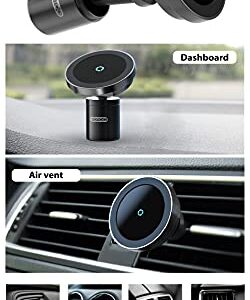 KOTOO MagSafe Compatible Magnetic Wireless Car Charger, Designed for iPhone 15/14-12 Series, Fast Charging Stand and Air Vent Holder (2023 Upgraded)