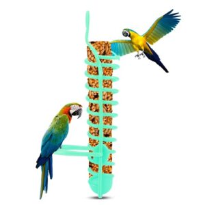 Bird Food Holder, Spray for Birds Feeder, Budgie Treats for Birds Parrots Bird Breeders Budgerigars(Green)