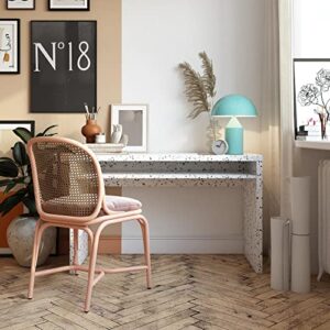 mr. kate winston desk, 19.7d x 47.6w x 29.2h in, terrazzo