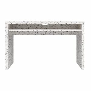 Mr. Kate Winston Desk, 19.7D x 47.6W x 29.2H in, Terrazzo