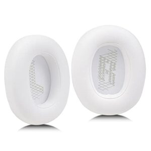 live 650 btnc ear pads cushion, molgria replacement earpads for jbl live 650 650btnc 660btnc wireless bluetooth noise canceling headphones. (white)