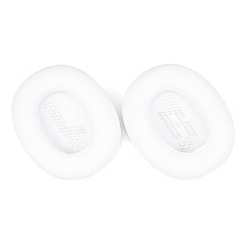 Live 650 BTNC Ear Pads Cushion, MOLGRIA Replacement Earpads for JBL Live 650 650BTNC 660BTNC Wireless Bluetooth Noise Canceling Headphones. (White)