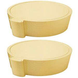 100 pcs gold cake boards mini round cake cardboard 3 inch for mousse cupcake, cake dessert, cake decorating, 8cm