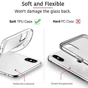 Phone Case for TCL 20 XE/5087Z (6.52 Inch), KJYF Shockproof Shell Bumper for TCL 20 XE/5087Z, Anti-Scratch Clear Back Cover [Thin SlimxAnti-Yellowing] - WMA24, WM-TC-20XE-TPU-WMA24-KJF