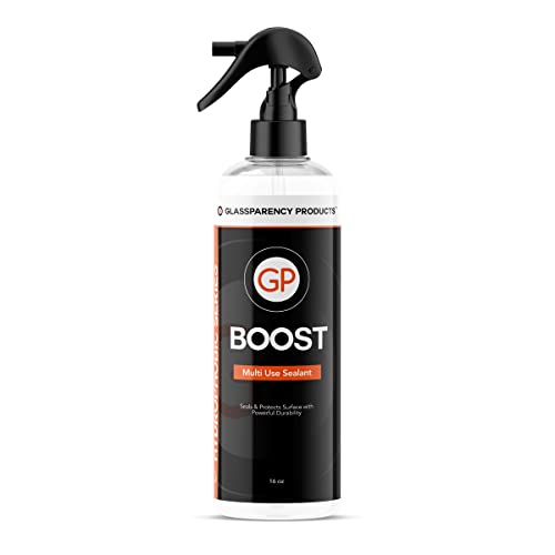 GlassParency Boost Multi-Use Sealant (16oz) Quick Detail Spray, Deep Gloss and Shine, Hydrophobic Protection