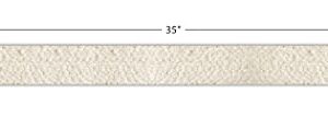 Teacher Created Resources Everyone is Welcome Woven Straight Border Trim (TCR7127), Natural