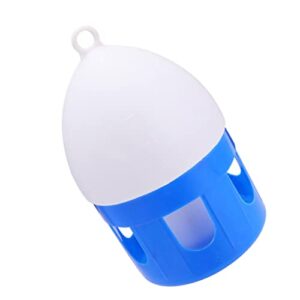 popetpop chicken drinking bowl bird feeding plastic pet drinker dispenser pigeons feeder water pot container birds- automatic feeders water dispenser bird cages 4l automatic bird drinker