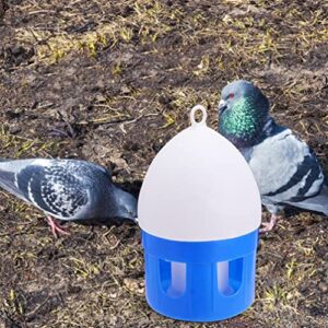 POPETPOP Chicken Drinking Bowl Bird Feeding Plastic Pet Drinker Dispenser Pigeons Feeder Water Pot Container Birds- Automatic Feeders Water Dispenser Bird Cages 4L Automatic Bird Drinker