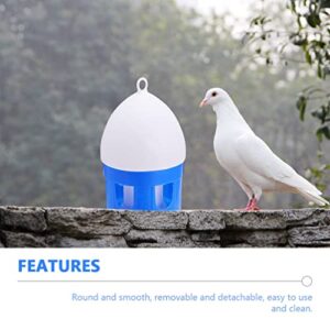 POPETPOP Chicken Drinking Bowl Bird Feeding Plastic Pet Drinker Dispenser Pigeons Feeder Water Pot Container Birds- Automatic Feeders Water Dispenser Bird Cages 4L Automatic Bird Drinker