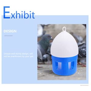 POPETPOP Chicken Drinking Bowl Bird Feeding Plastic Pet Drinker Dispenser Pigeons Feeder Water Pot Container Birds- Automatic Feeders Water Dispenser Bird Cages 4L Automatic Bird Drinker