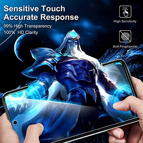 ivoler [4 Pack] Screen Protector for Samsung Galaxy S21 FE 5G 2022 [Not Fit Galaxy S21] Tempered Glass with [Alignment Frame] Easy Installation Anti-Scratch HD Clear, 6.4 Inch