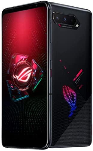 ASUS ROG Phone 5S ZS676KS 5G Dual 256GB 16GB RAM Factory Unlocked (GSM Only | No CDMA - not Compatible with Verizon/Sprint) Tencent Version – Black