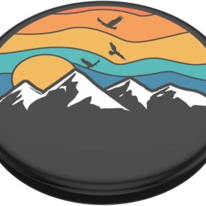 ​​​​PopSockets Phone Grip with Expanding Kickstand, Nature PopGrip - Mountain High