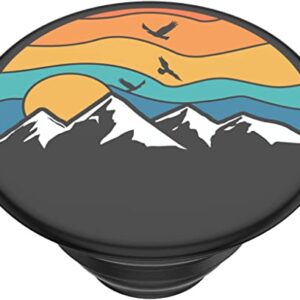 ​​​​PopSockets Phone Grip with Expanding Kickstand, Nature PopGrip - Mountain High