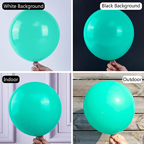 PartyWoo Teal Balloons, 50 pcs 12 Inch Teal Blue Balloons, Turquoise Balloons for Balloon Garland or Balloon Arch as Birthday Party Decorations, Wedding Decorations, Baby Shower Decorations, Teal-Y69