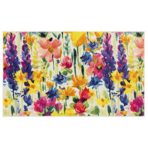 Mohawk Home Machine Washable Spring Kitchen Mat, Spring Bouquet Blush Pink (1'6" x 2'6")