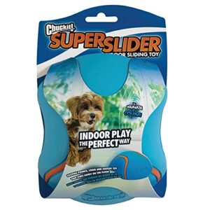 Chuckit! Indoor Super Slider Dog Self Fetch Squeaker Toy -Glides Harmlessly On Most Indoor Surfaces