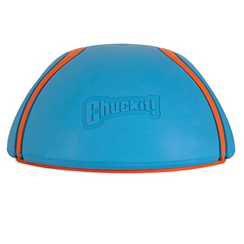 Chuckit! Indoor Super Slider Dog Self Fetch Squeaker Toy -Glides Harmlessly On Most Indoor Surfaces