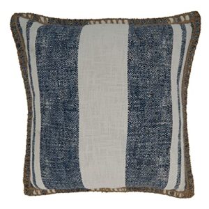 striped whipstitch throw pillow