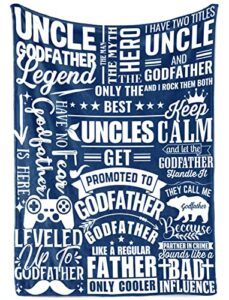 innobeta godfather gifts, throw blanket for godfather, funny gift idea for the best godfather for proposal, christmas, birthday