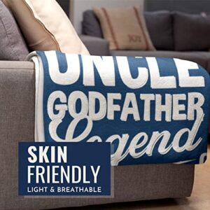 InnoBeta Godfather Gifts, Throw Blanket for Godfather, Funny Gift Idea for The Best Godfather for Proposal, Christmas, Birthday