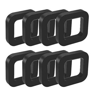 aediko 8pcs hitch receiver silencer pad 2inch for all 2 inch trailer hitch receiver to adjustable ball mounts,reduce rattle,eliminate noise and provide cushion between receivers and tow hitches